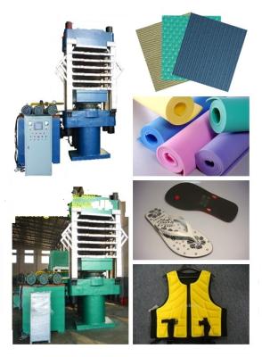China Factory Direct Sale EVA Foaming Vulcanizing Press with 1200x1200mm Platen Size and 5MN Total Pressure for sale