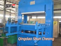 China PLC Control Rubber Vulcanizing Press Machine with 300mm Cylinder Stroke and Electric/Steam/Oil Heating for sale