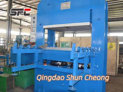 China PLC Control Rubber Vulcanizing Press Machine with 300mm Cylinder Stroke and Electric/Steam/Oil Heating for sale