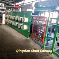 China PLC Automatic Control Rubber Cooling Machine with 500mm Maximum Rubber Sheet Width and Horizontal Structure for sale
