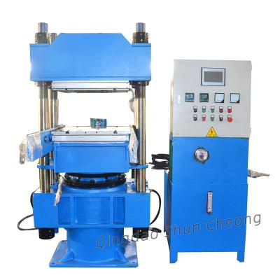 China Factory Price Column Structure Rubber Vulcanizing Press with 1.00 MN Total Pressure, 125mm Daylight, and PLC Control for sale