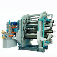 China Precise Control Rubber Calender Machine with PLC Control System Electric Heating and Automatic Operation for sale