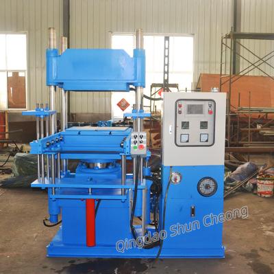 China 1rt 2rt 3rt 4rt Automatic Vacuum Type Hydraulic Rubber Curing Vulcanizing Vulcanizer Compression Moulding Molding Press Machine for sale