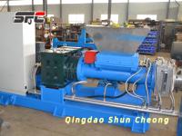 China Two Rotor Force Feeding Rubber Stainer Extruder / Rubber Filtering Machine for sale