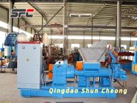 China Two Rotor Force Feeding Rubber Stainer Extruder / Rubber Filtering Machine for sale