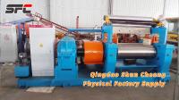China Customized PLC Control Open Type Two Roll Rubber Mixing Mill with 560mm Roll Diameter and 90kW Motor Power for sale