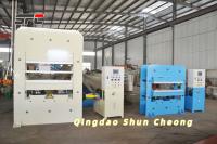 China PLC Control Rubber Vulcanizing Press Machine with Customizable Heating Plates and 0-100MPa Pressure Range for sale