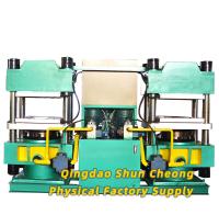 China Duplex Vulcanizing Press with PLC Full Automatic Control 0.50 MN Total Pressure CE ISO SGS Certified for sale