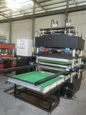 China Rubber Tile Vulcanizing Machine with Double Molds per Layer, Precise Temperature Control ±1℃, and Customizable Sizes and Molds for sale