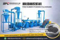 China Large Capacity Rubber Powder Pulverizer with 30-120 Mesh Output and Water-Cooling System for sale