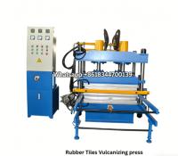 China Rubber Floor Tile Mat Making Machine / Rubber Floor Tile Vulcanizing Press for sale