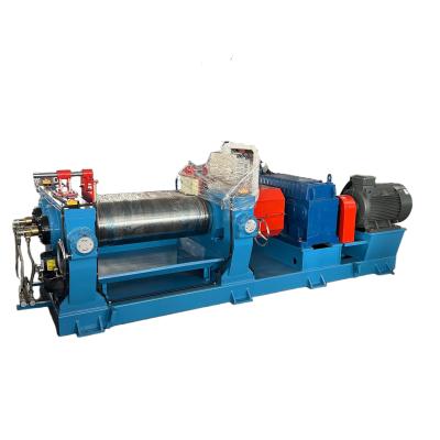 China 18-Inch XK-450 Rubber Open Mixing Mill with 55KW Motor Power and Chilled Alloy Cast Iron Roller for sale