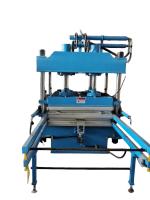 China Rubber Tiles Vulcanizing Press with PLC Full Automatic Control, 2-4 Working Layers, and Auto Pressure Compensation for sale