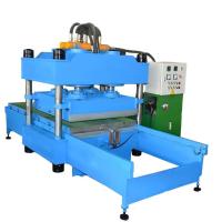 China Customizable Rubber Floor Tile Vulcanizing Machine with 550X550X45 Heating Plate and 50 Ton Pressure for sale