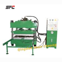China Customizable Rubber Floor Tile Vulcanizing Machine with 550X550X45 Heating Plate and 50 Ton Pressure for sale