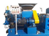 China Two Rotor Force Feeding Rubber Stainer Extruder / Rubber Filtering Machine for sale