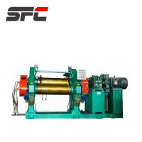 China DC Motor Driven Two and three Roller Calender with Chilled Cast Iron Rolls and Emergency Stop Device for sale