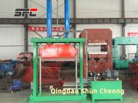 China 5.5KW Hydraulic Rubber Cutter with ±0.1 mm Cutting Accuracy and PLC Control System for Rubber Bales for sale