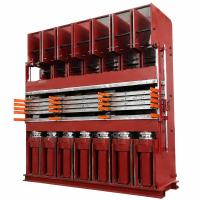 China Five Layer Plate Tire Tread Vulcanizing Press / Tire Tread Making Machine Manufacture for sale