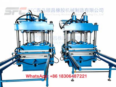 China 120-Ton Two-Layer Automatic Rubber Floor Tile Vulcanizing Press for High Production Capacity for sale