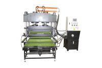 China Full Automatic Hydraulic Rubber Tile Vulcanizing Press 120 Ton for Outdoor Playground Safety Mat for sale
