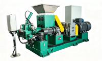 China Double Rotor Rubber Strainer Extruding Machine with 150mm Screw Diameter and Hydraulic Head for High Output for sale