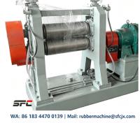China Automatic Grade Vertical Structure 2 Roller Calender for Rubber Processing for sale