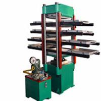 China 50-Ton Floor Tile Vulcanizing Press with Four Working Layers and Intelligent Temperature Control for sale