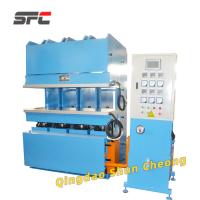 China Frame-type flat vulcanizing press with integrated cast steel jaw opening frame and intelligent constant temperature & pressure system for high structural rigidity for sale