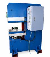 China Frame-type flat vulcanizing press with integrated cast steel jaw opening frame and intelligent constant temperature & pressure system for high structural rigidity for sale