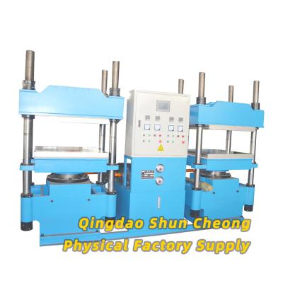 China Automatic Grade Vertical Structure Electric Vulcanizing Press Customizable Rubber Vulcanizing Machine for sale