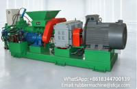 China China Hot Feed Type Rubber Extruding Extrusion Machine / Rubber Strainer Extruding Machine Manufacturer for sale