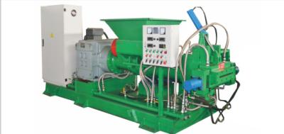China PLC control Forced feed rubber strainer extruder for sale