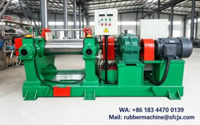 China XK 300 Rubber Mixing Mill Two Roller Design Stable Operation for sale