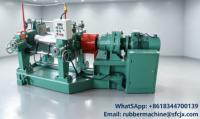 China XK 230 Rubber Mixing Mill PLC Control Chilled Cast Iron 2 Roller Stable Mixing for sale