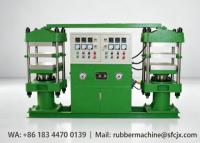 China Duplex Rubber Curing Press Double Station Vulcanizing Machine For Rubber Mat Production for sale