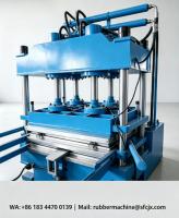 China Hydraulic Rubber Tile Vulcanizing Press Machine for Rubber Tiles Production for sale