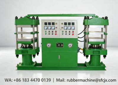 China Full Automatic Duplex Rubber Vulcanizing Press Machine for Seal Rings for sale
