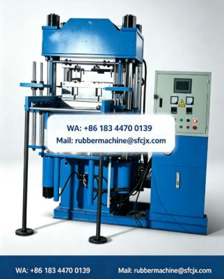 China 2RT Rubber Vulcanizing Press Machine with PLC and Electric Heating for sale