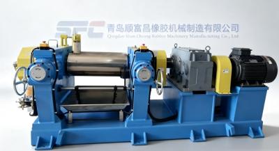 China SFC XK Series PLC Two Roll Open Rubber Mixing Mill Machine for sale