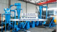 China Rubber Fine Powder Grinding Machine and Full Set Rubber Powder Production Line for sale