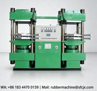 China High-Efficiency Twin Press Duplex Rubber Vulcanizing Machine for sale