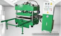 China Automatic 120Ton Pressure Rubber Tile Vulcanizing Press with 1 Working Layers and automatic Push-Out Device for sale