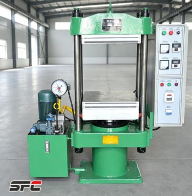 China Electric Heating Plate Rubber Vulcanizing Press with PLC Control and Nodular Cast Iron Oil Cylinder for sale