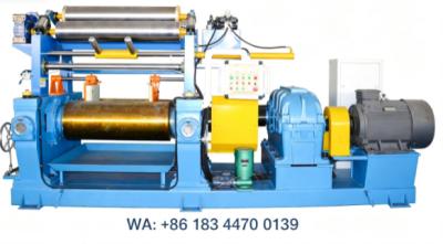 China High Efficiency Two Roll Open Type Machinery Rubber Mixing Mill for sale