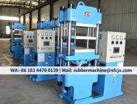 China PLC Control 2RT/3RT Rubber Vulcanizing Press with 1.00 MN Total Pressure and Electric Heating for Silicone Products for sale