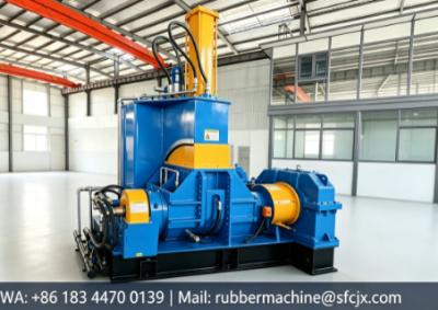 China Automatic Electric Internal Mixer Rubber Kneader with Hard Chromium Plated Surfaces for sale