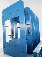 China PLC Control Hot Plate Vulcanizing Press with 1200x1200mm Platen Size and Pull-Push Device for sale