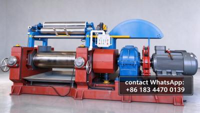 China XK-450 Rubber Mixing Mill / EPDM Rubber Mixing Machine SBR Lab Automatic Mixer NBR Open Mill for sale
