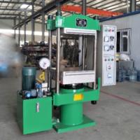 China CE Certified Automatic Hydraulic Plate Rubber Vulcanizing Press with 400X400 Plate Size for O-Ring Making for sale